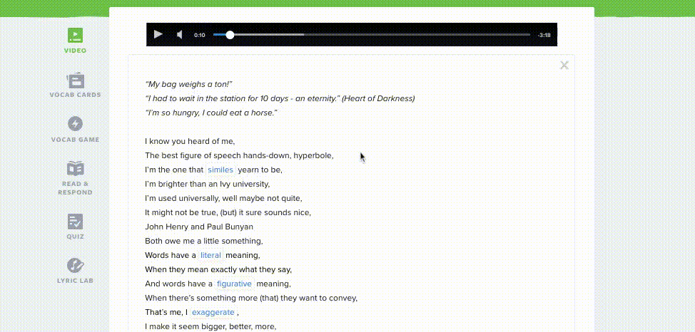 Using the Flocabulary Activities (Students) – Flocabulary Help Center
