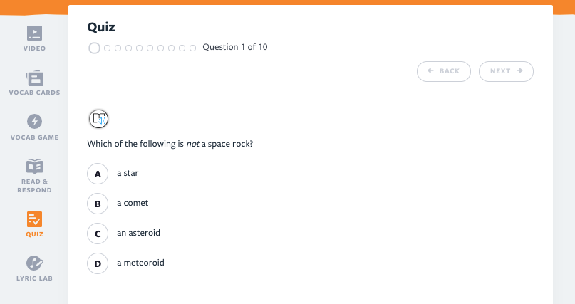 Using the Flocabulary Activities (Students) – Flocabulary Help Center