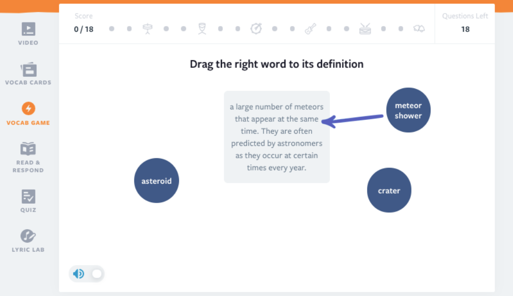 Using the Flocabulary Activities (Students) – Flocabulary Help Center
