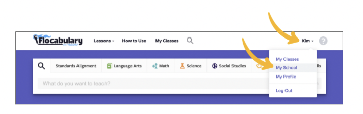 Accessing Usage Data for Site Managers – Flocabulary Help Center